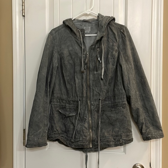 Empyre | Jackets & Coats | Empyrean Clothing Gray Stonewashed Jacket ...